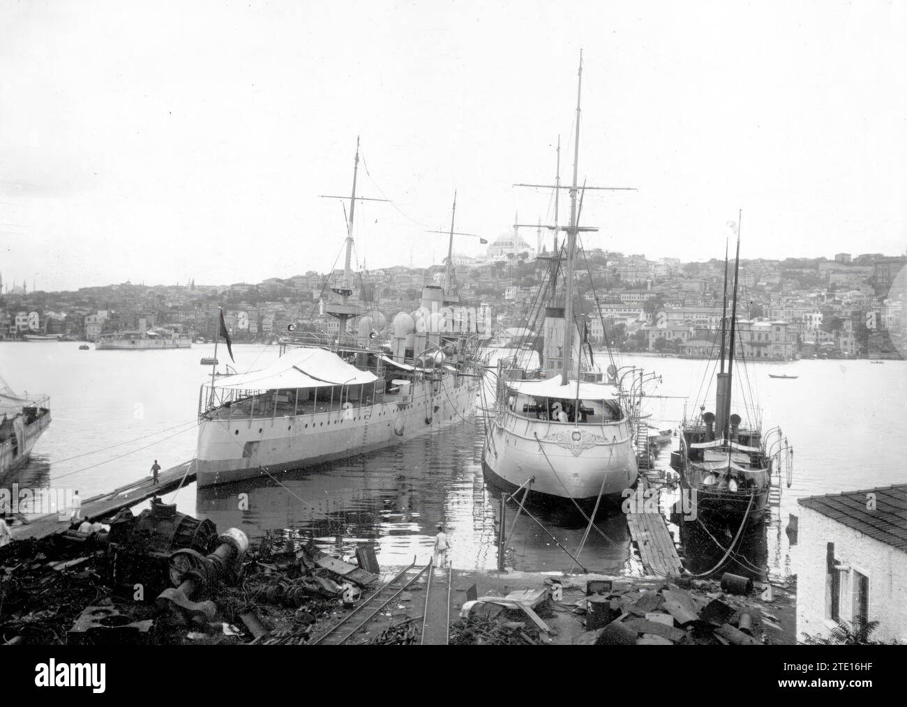 Panoramic view of constantinople hi-res stock photography and images ...