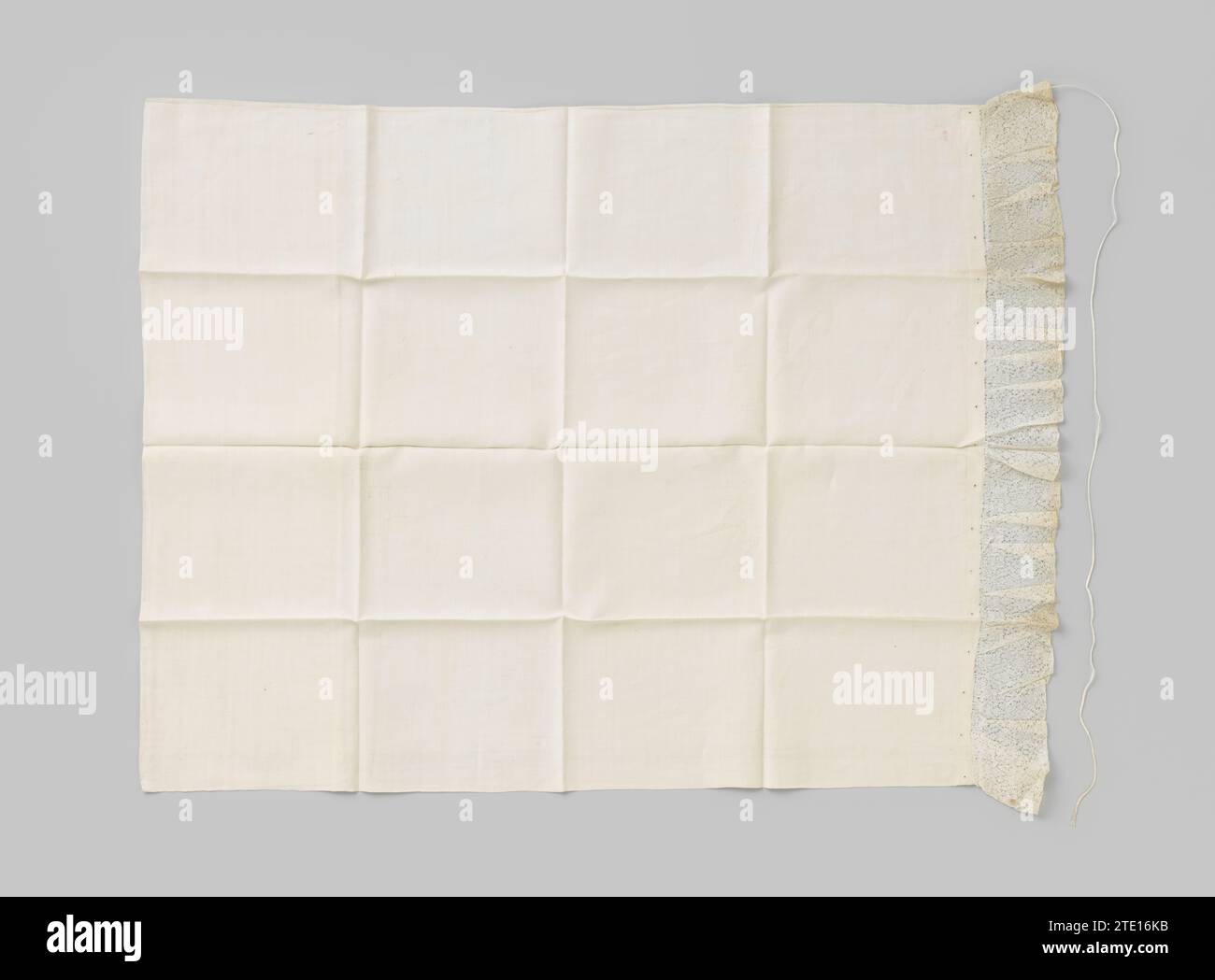 Demolition of white linen, 1762 White linen demolished with a bobbin ...