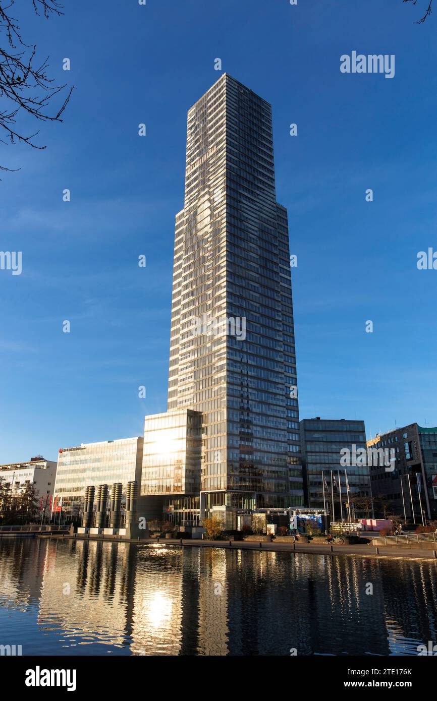 the Cologne Tower at the Mediapark, Cologne, Germany. der Koelnturm im ...