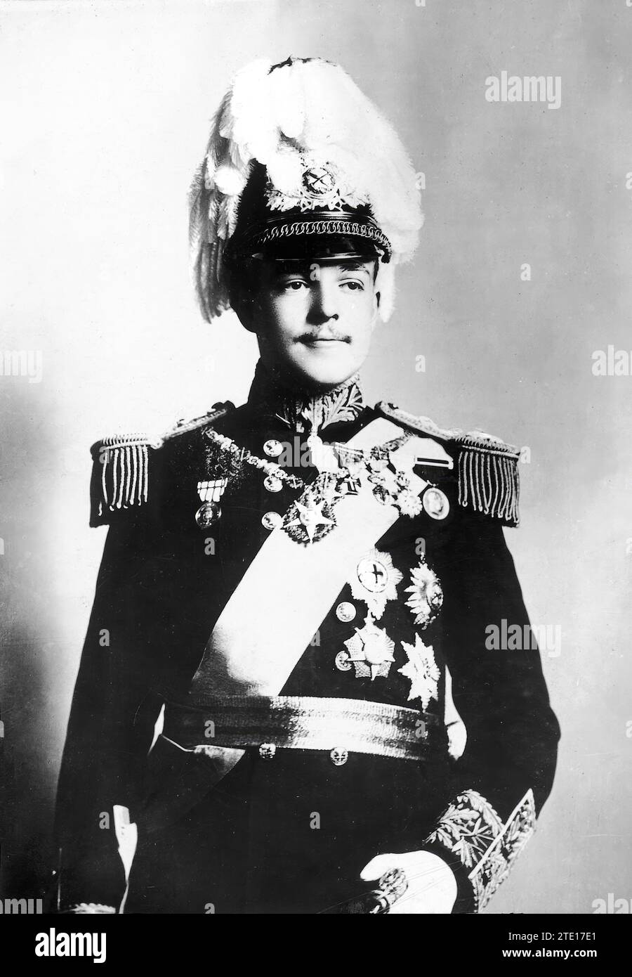 08/31/1913. The former King of Portugal D. Manuel Ii. Credit: Album ...