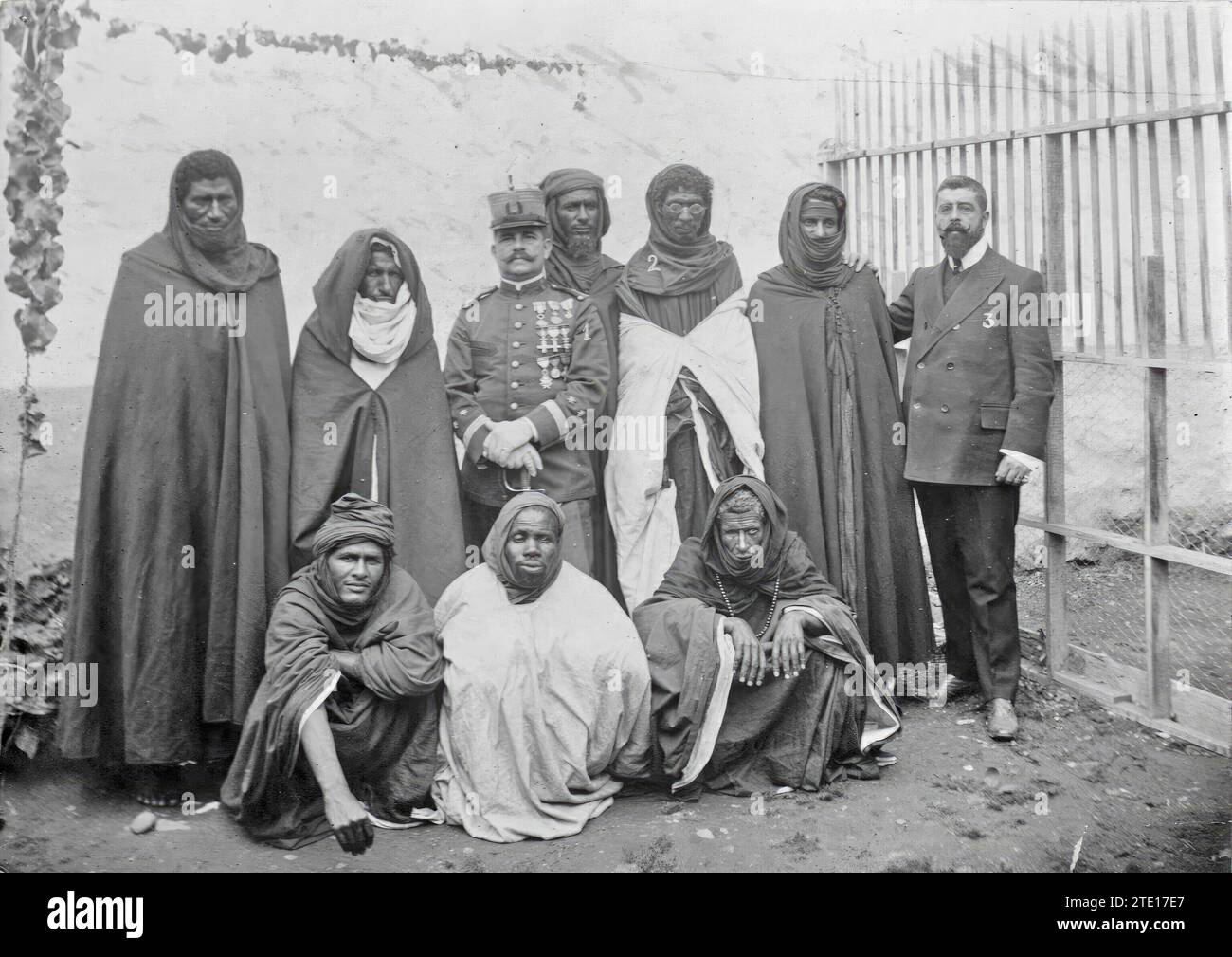 04/05/1906. The King's trip to the Canary Islands. Chiefs of the ...