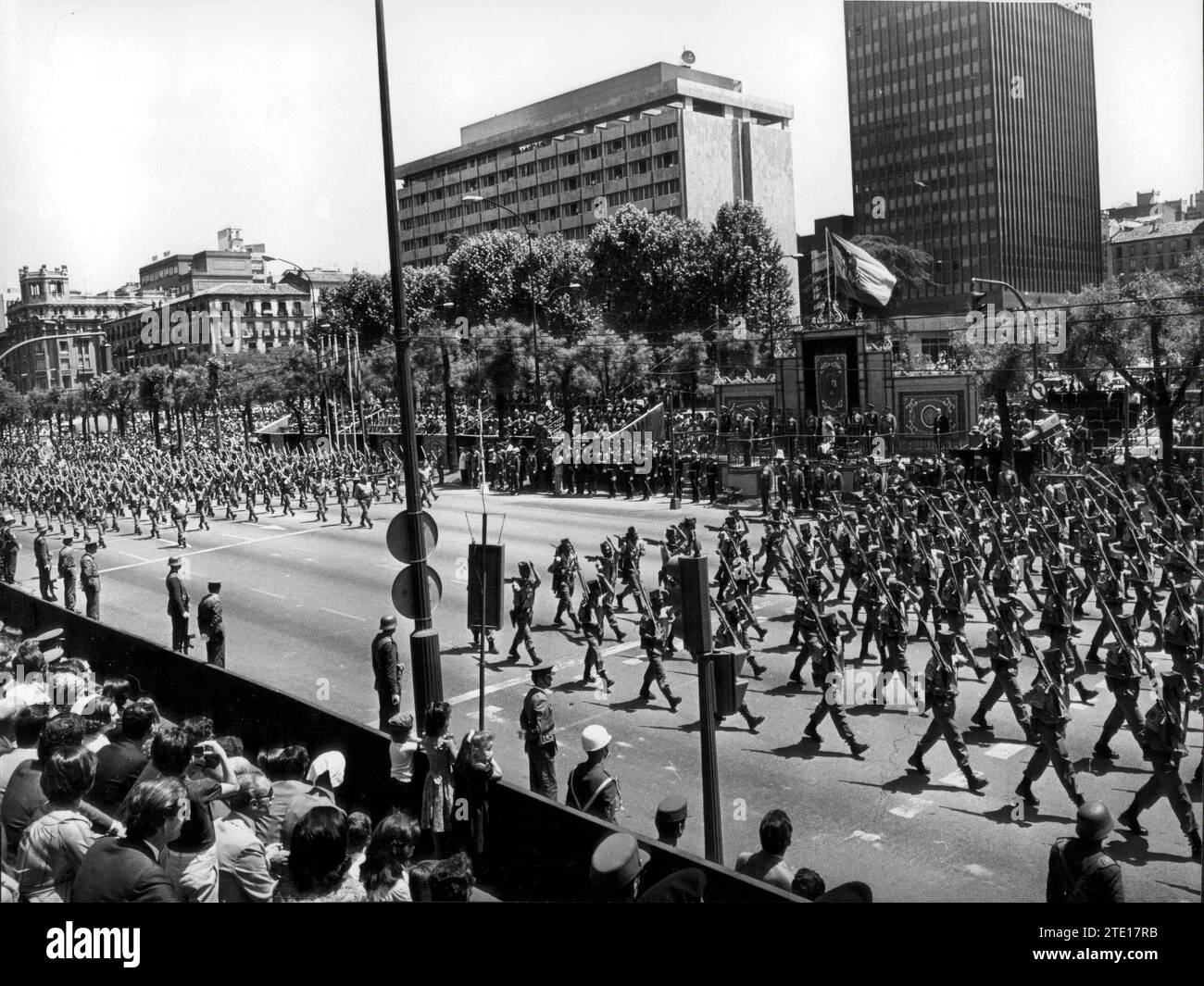 An appearance from the 1976 victory parade. Credit: Album / Archivo ABC ...