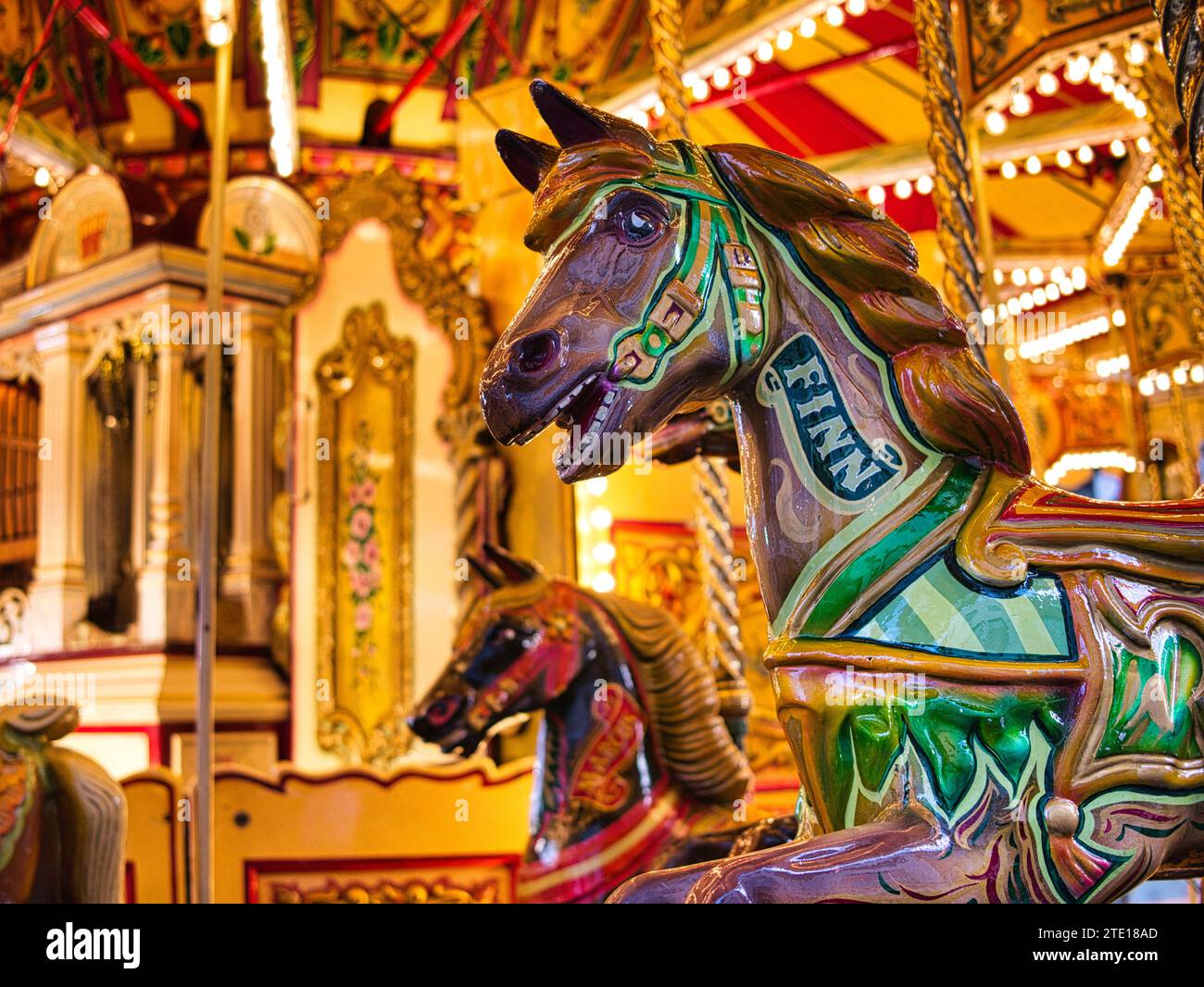 Merrygoround fairground ride hi-res stock photography and images - Alamy