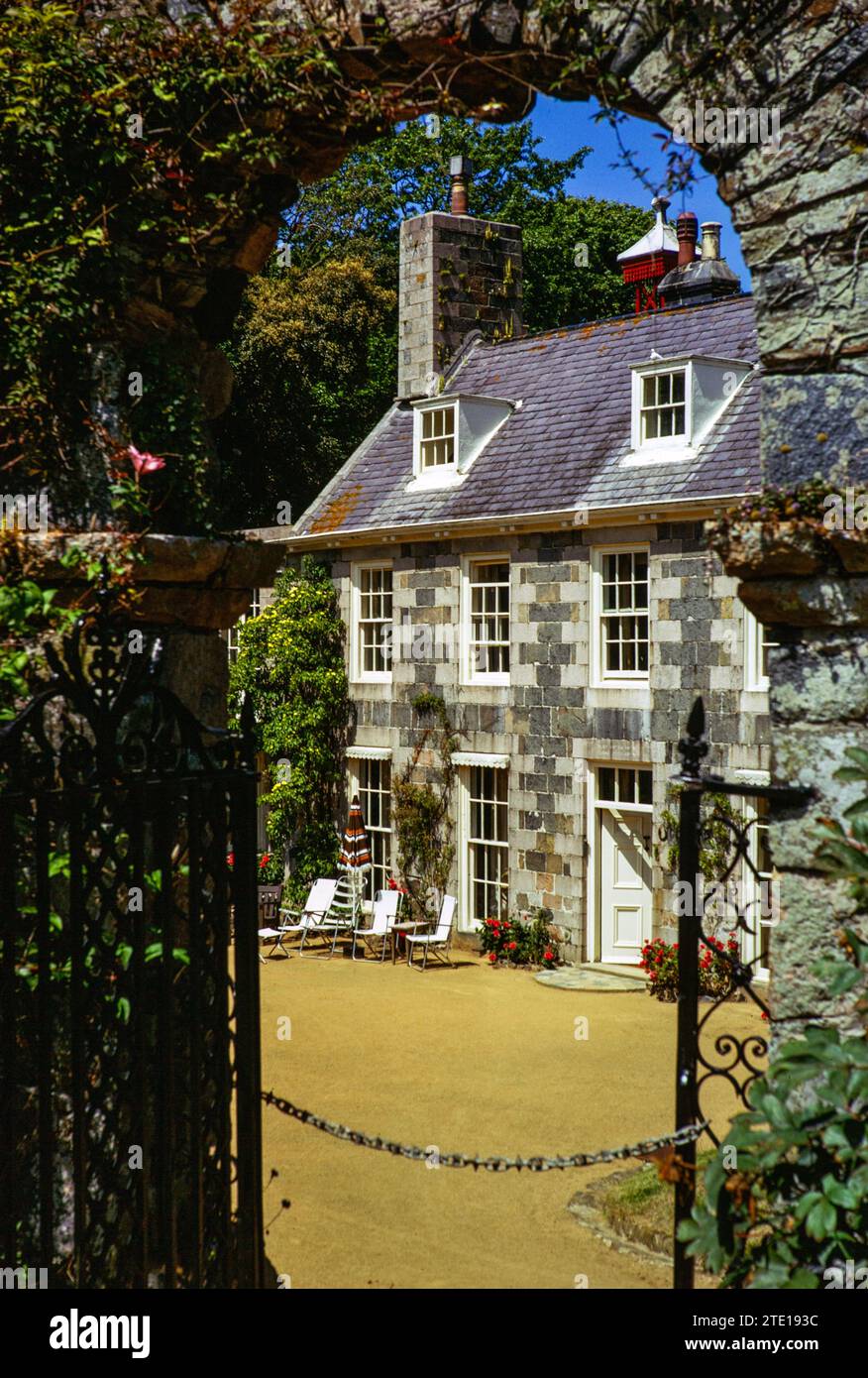 La Seigneurie home of the Seigneur of Sark, Sark, Guernsey, Channel ...