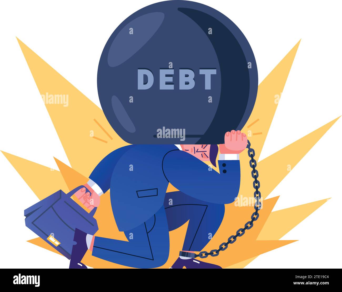 Large chain business Stock Vector Images - Alamy