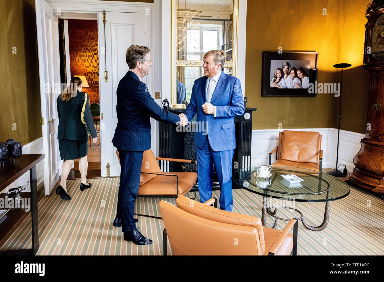 THE HAGUE - King Willem-Alexander during the swearing-in of Martin Bosma as Speaker of the House ...