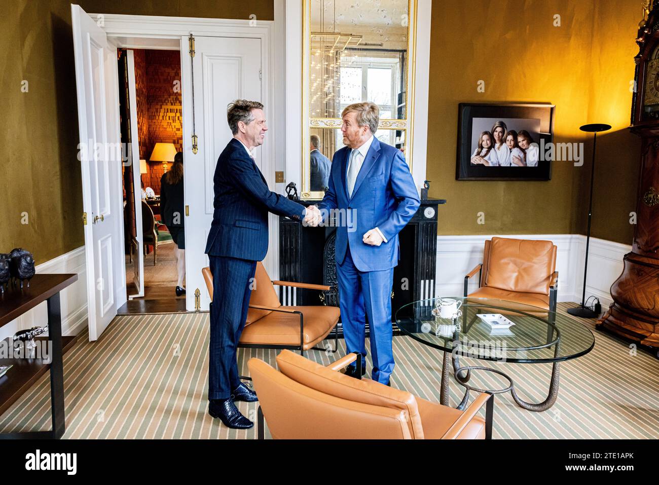 THE HAGUE - King Willem-Alexander during the swearing-in of Martin ...