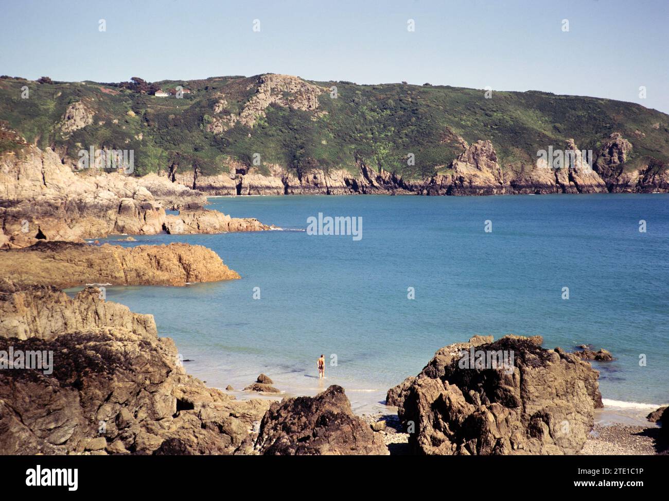 Moulin Houet Bay, Guernsey, Channel Island, Great Britain, June 1974 ...