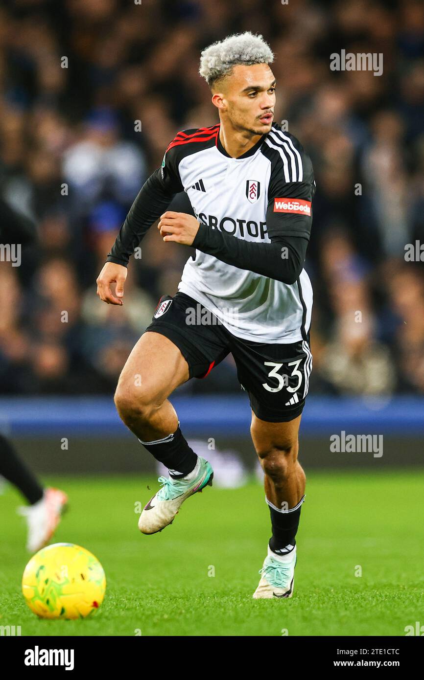 Liverpool, UK. 19th Dec, 2023. Antonee Robinson of Fulham during the ...