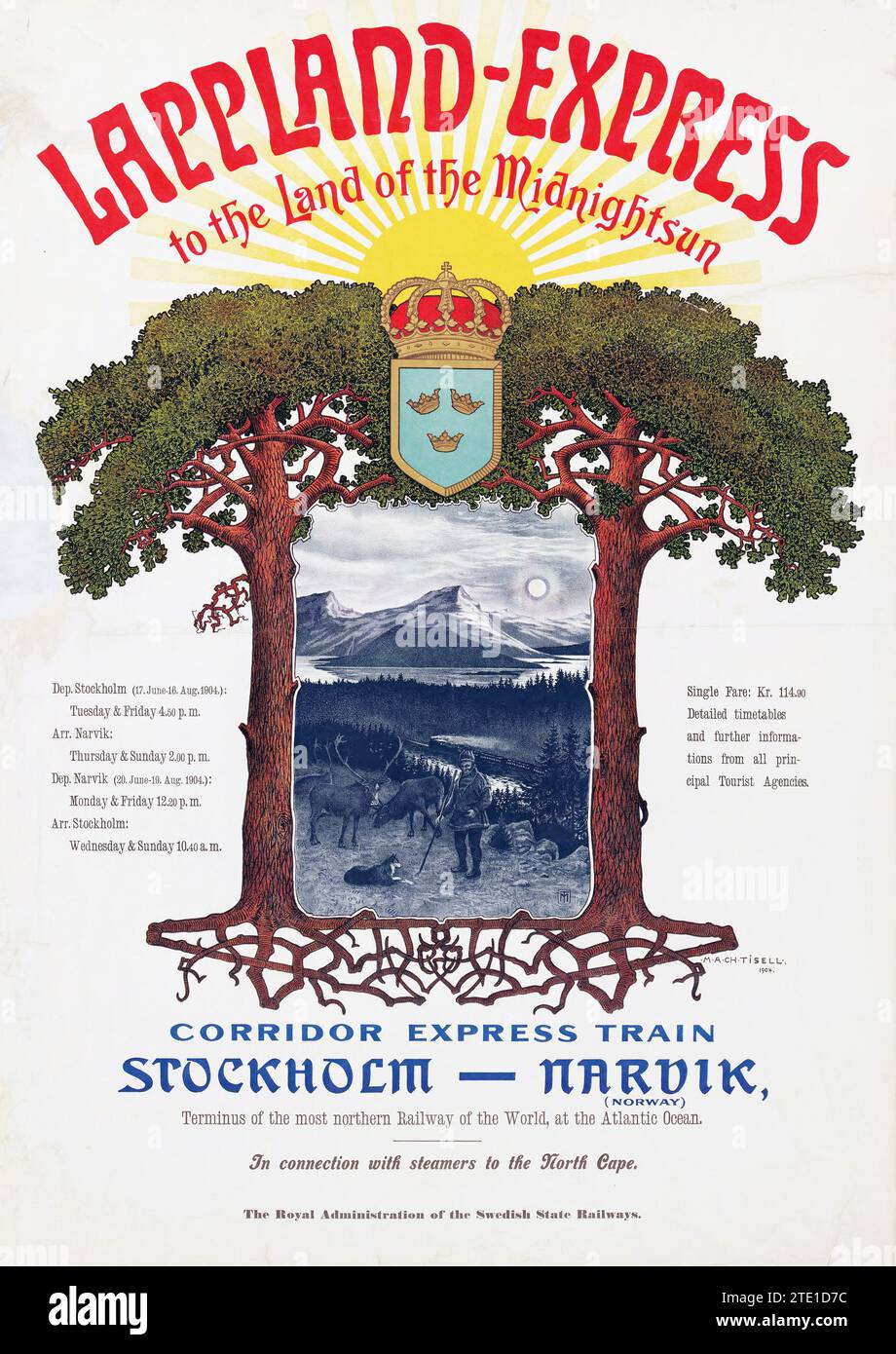 Lappland-Express to the Land of the Midnight Sun - Corridor Express ...