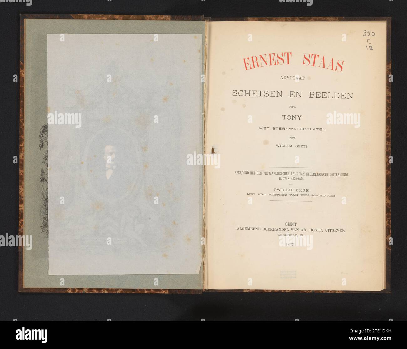 Ernest Staas, lawyer: sketches and statues, Anton Bergmann, 1875 Ghent ...