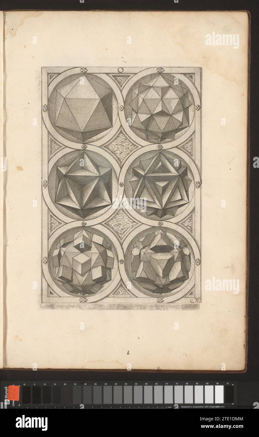 Six polyheds with an Icosaëder as a starting point, Jost Amman, After ...