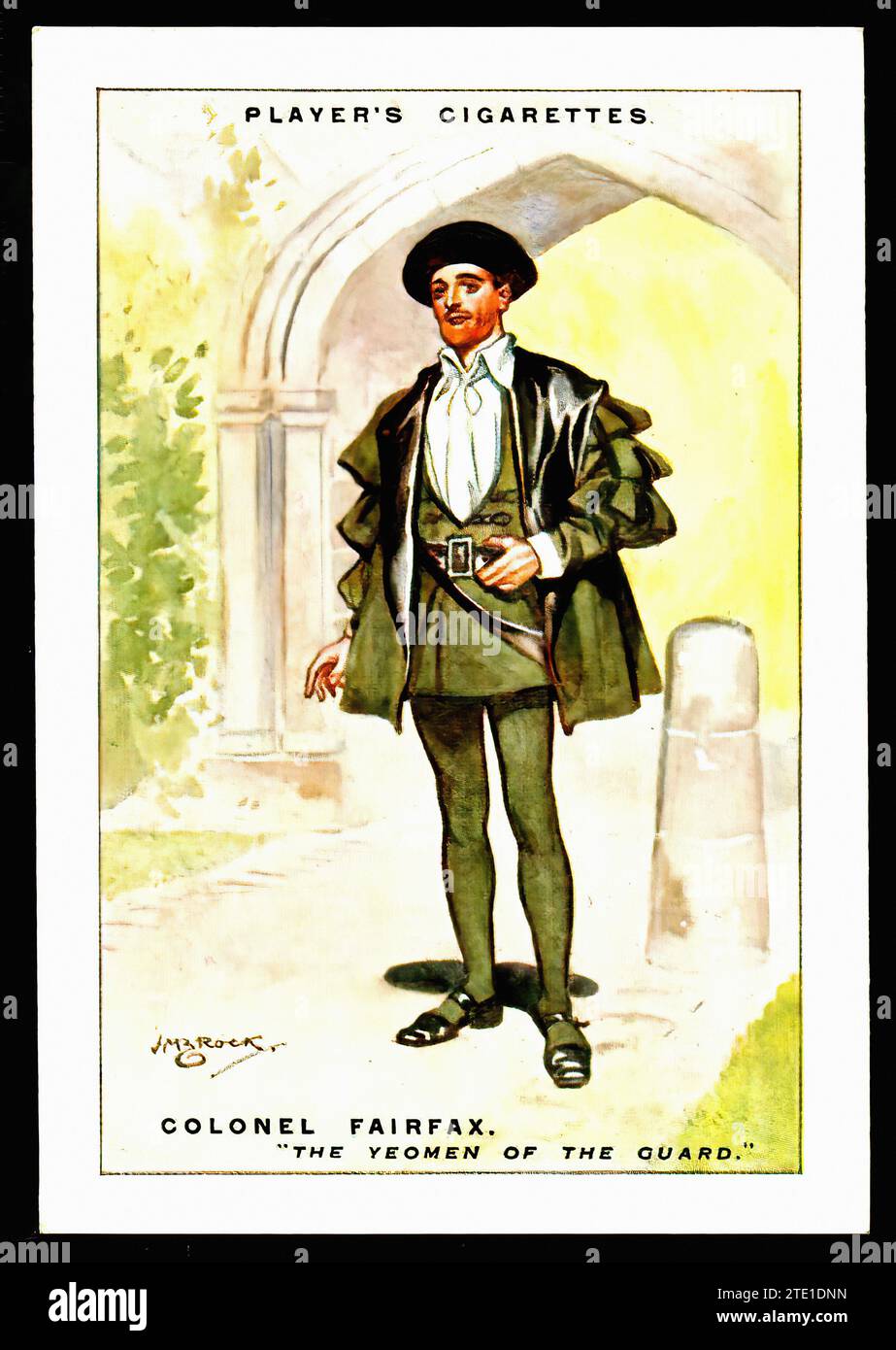 Colonel Fairfax The Yeomen of the Guard - Vintage Cigarette Card ...