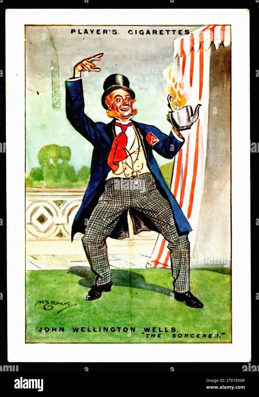 John Wellington Wells The Sorcerer - Vintage Cigarette Card ...
