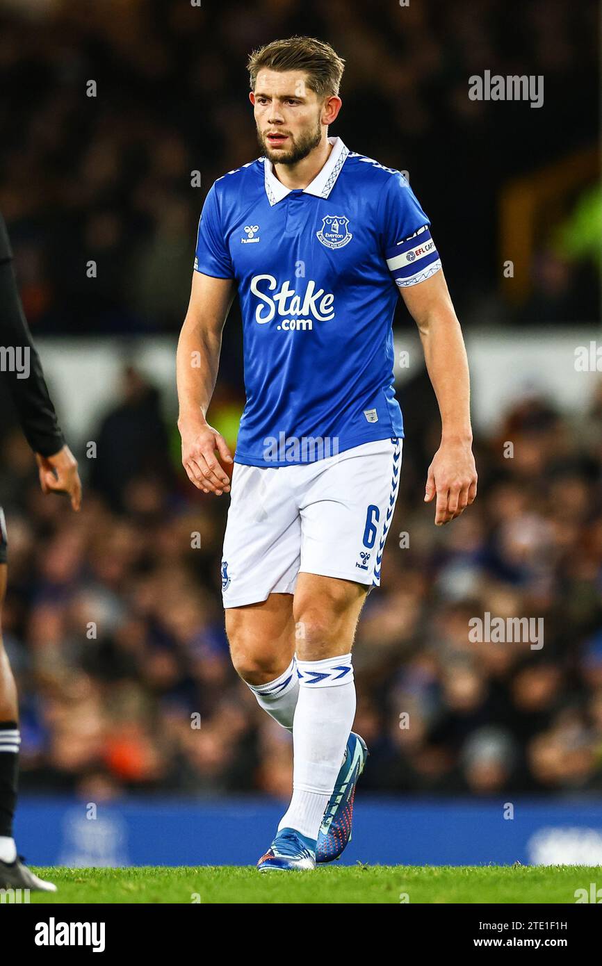 Liverpool, UK. 19th Dec, 2023. James Tarkowski of Everton during the ...