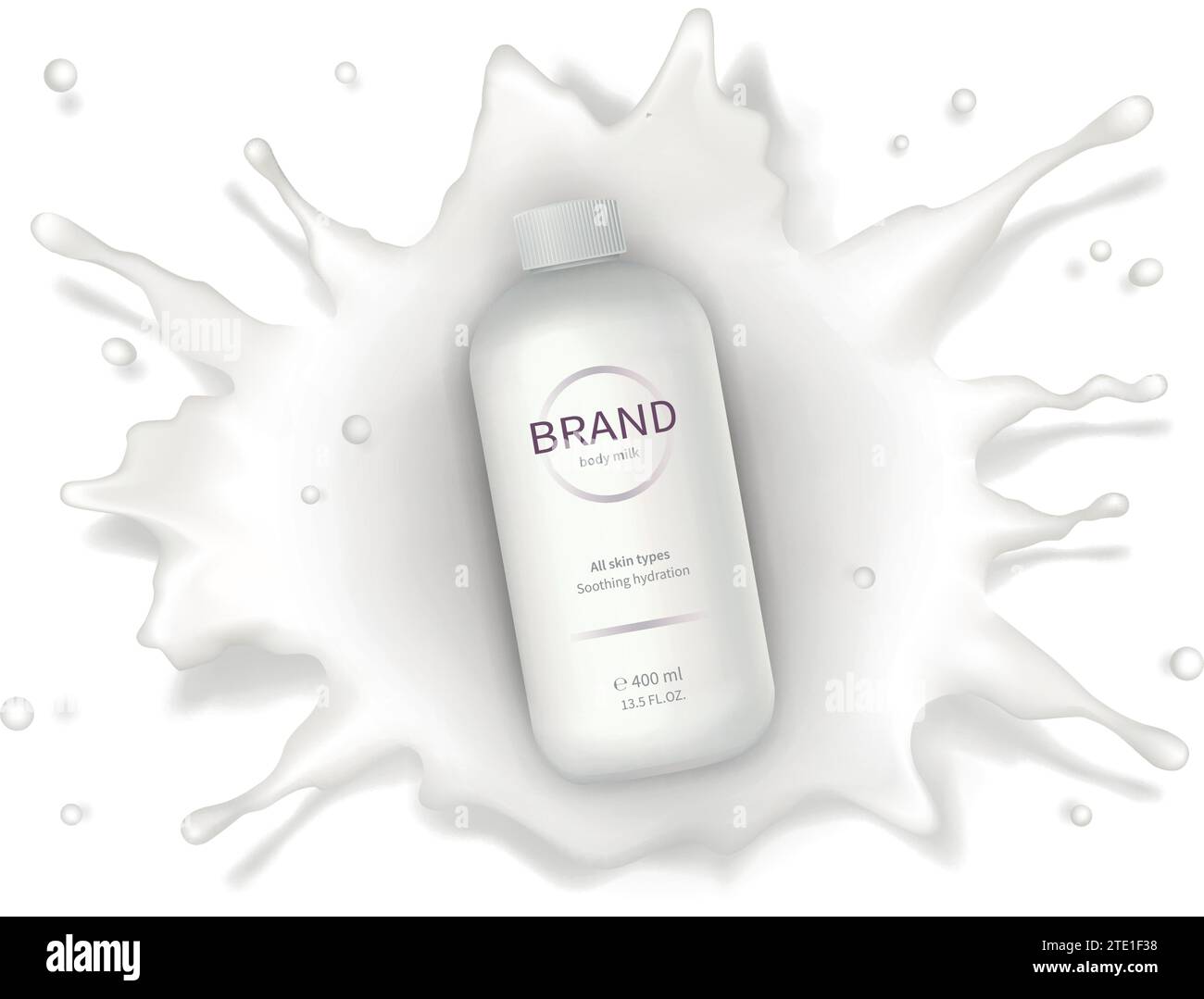 Cosmetic realistic vector background with cream. Skin care cosmetics ...