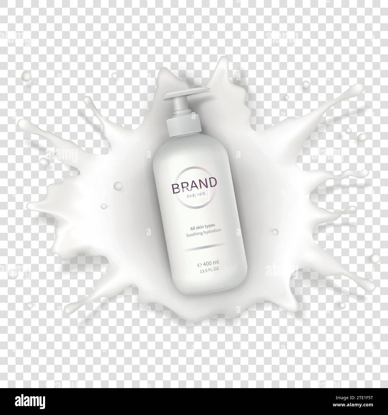 Cosmetic realistic vector element with cream. Skin care cosmetics, body ...