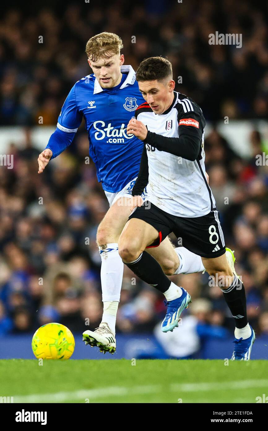 Liverpool, UK. 19th Dec, 2023. Harry Wilson of Fulham on the ball ...