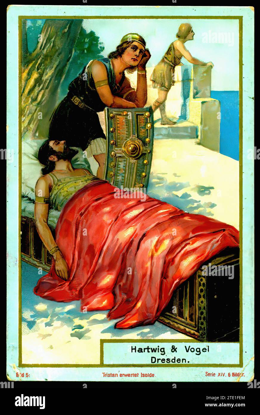 Richard Wagner's Tristan & Isolde 004 - Vintage German Tradecard ...