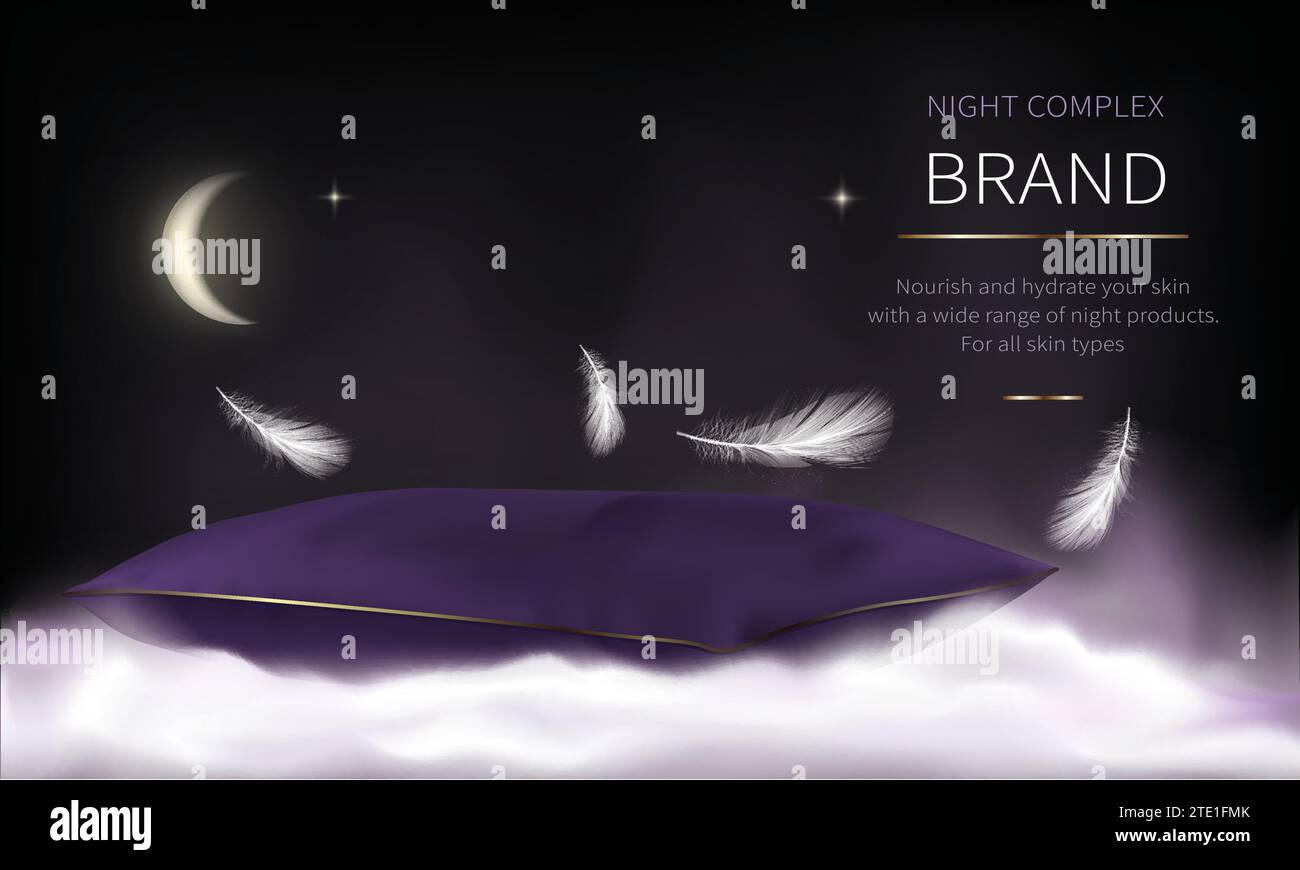 Night background for advertising of cosmetic products. Dark night sky ...