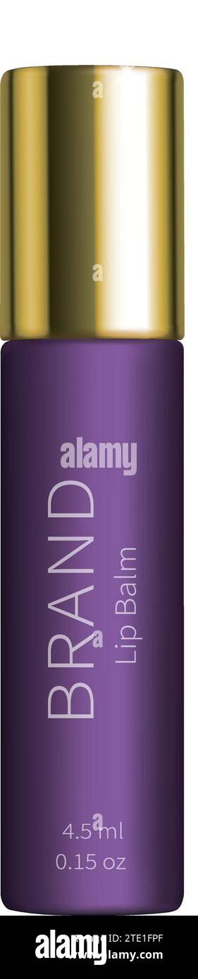 Lip gloss white background Stock Vector Images - Alamy