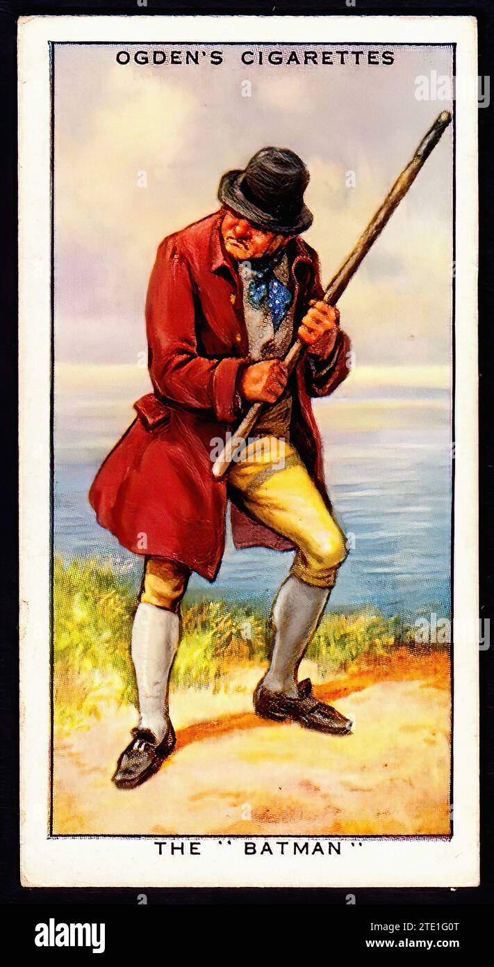 The Batman - Vintage Cigarette Card Illustration Stock Photo - Alamy