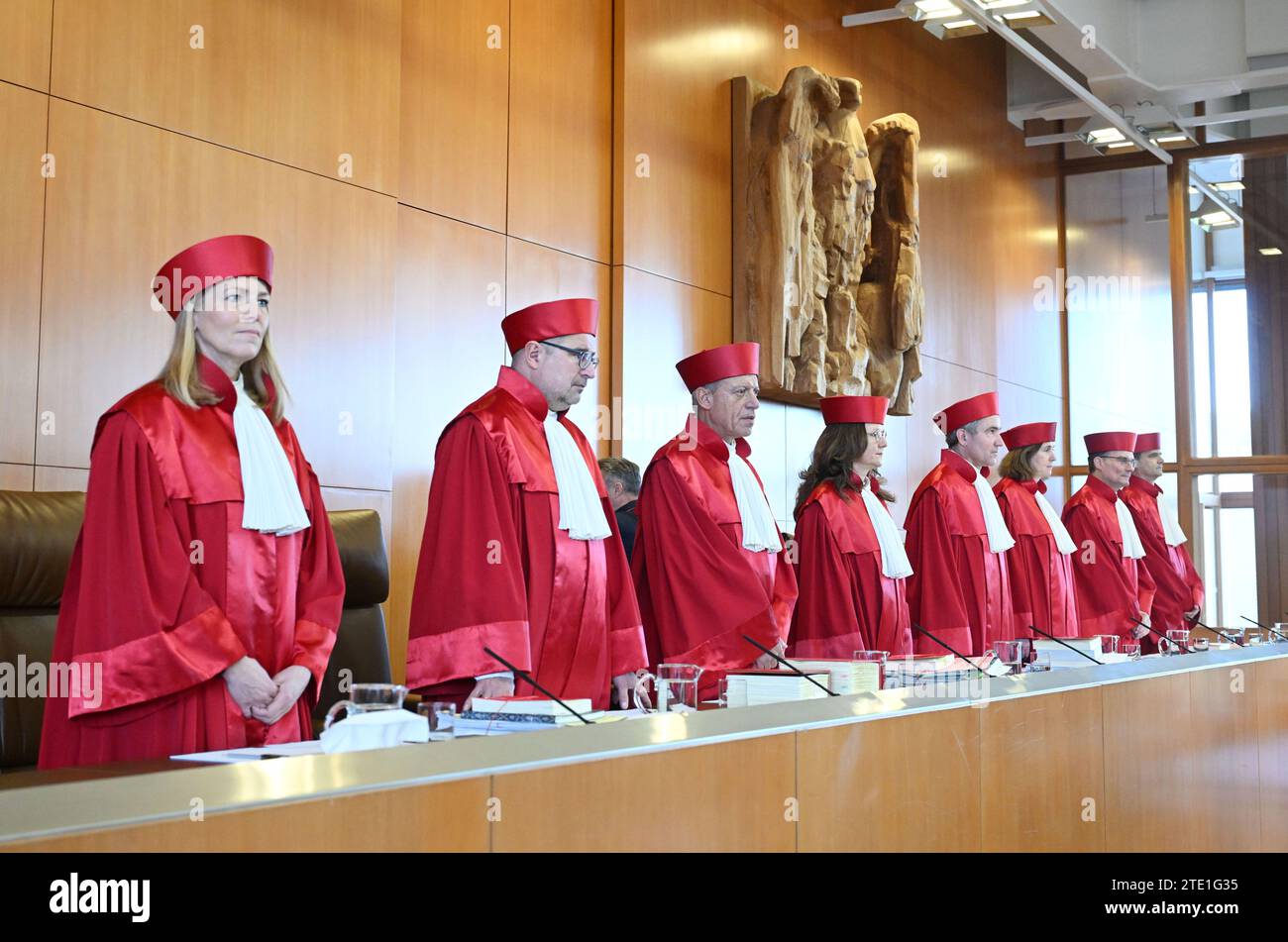 Karlsruhe, Germany. 20th Dec, 2023. The First Senate of the Federal ...