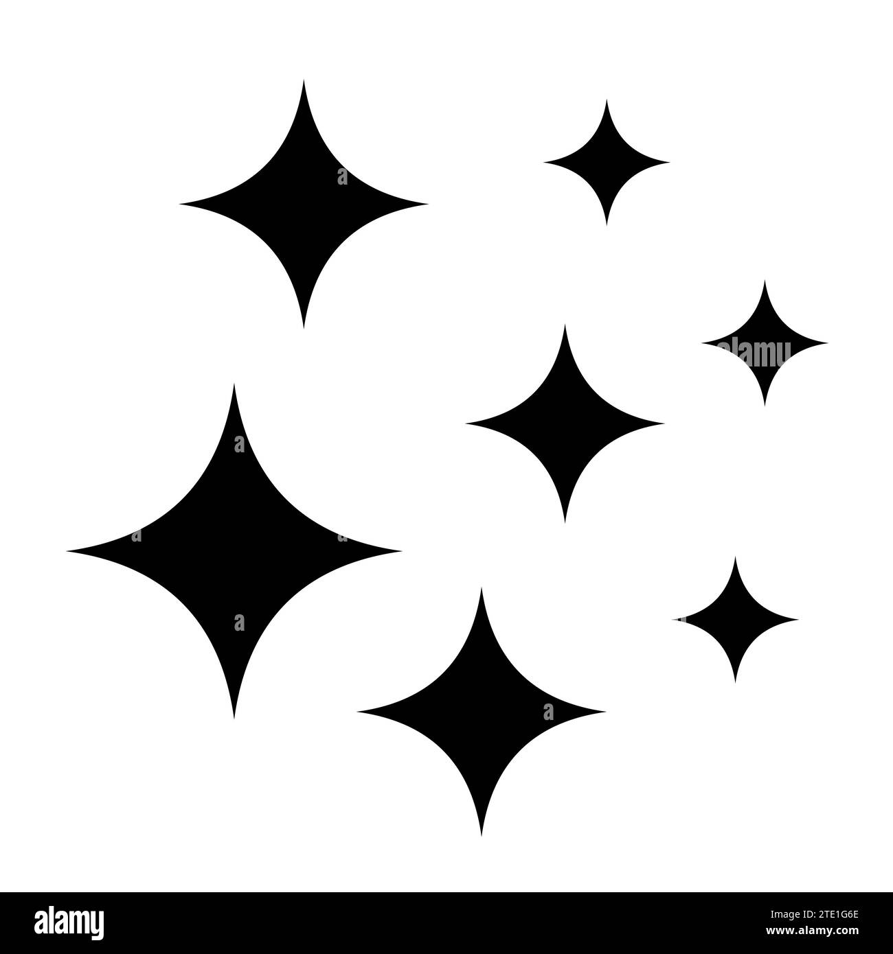 Glow purity, shine icon clean glowing stars cleaner cleaning sign Stock ...
