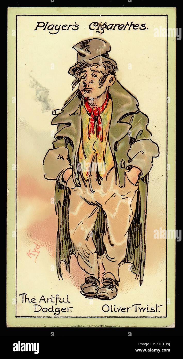 Vintage Cigarette Card Stock Photo - Alamy