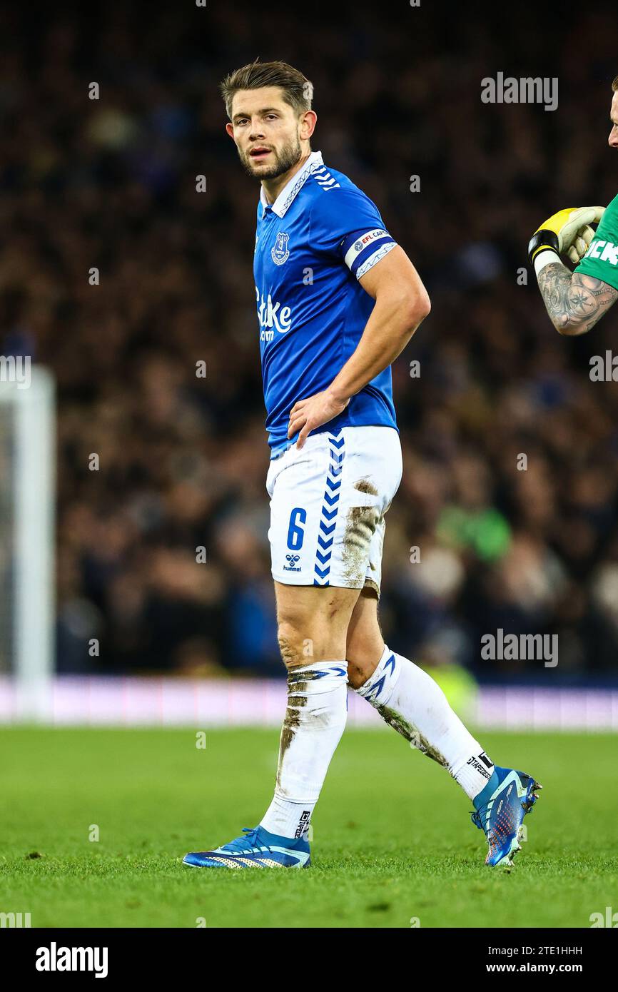 Liverpool, UK. 19th Dec, 2023. James Tarkowski of Everton during the ...