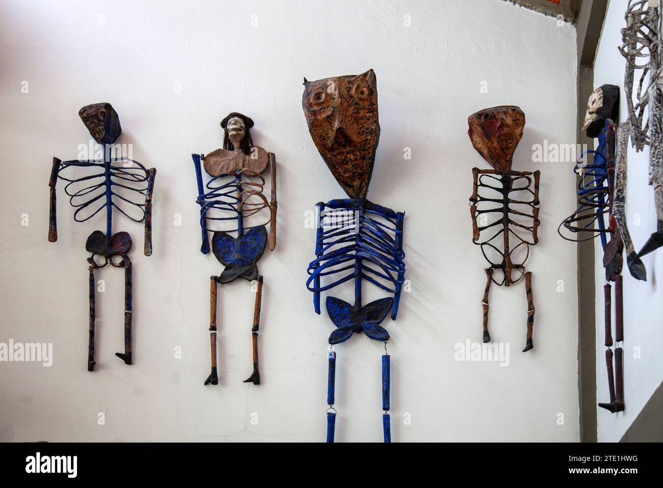 Skeletal Figures on Display at on display at Diego Rivera and Frida ...