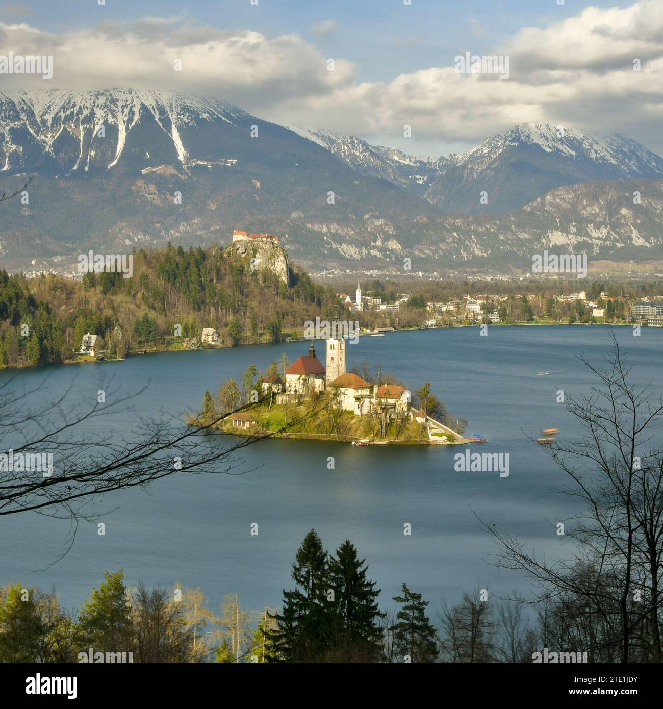 Spring at lake bled hi-res stock photography and images - Alamy