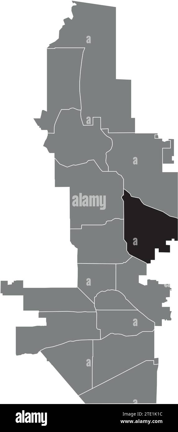 Locator map of the PARADISE VALLEY urban village, PHOENIX Stock Vector ...