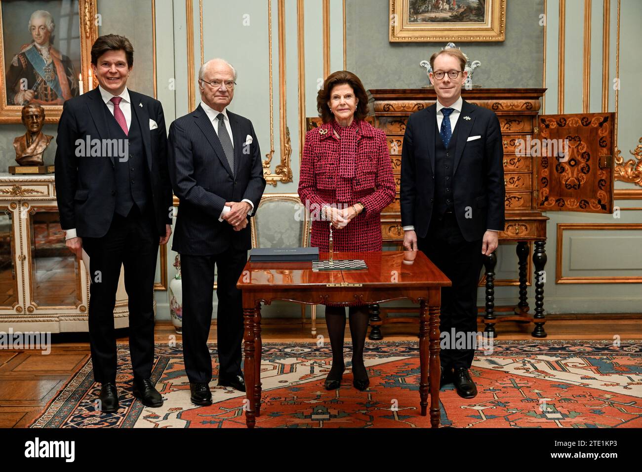 STOCKHOLM 20231220Speaker Andreas Norlén, King Carl Gustaf, Queen ...
