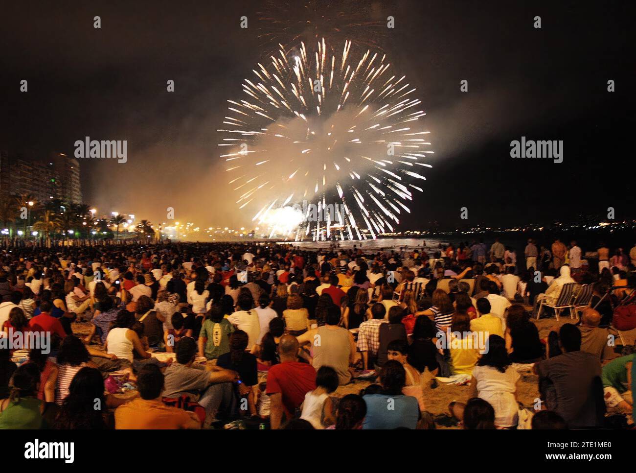 San juan's bonfires hi-res stock photography and images - Alamy