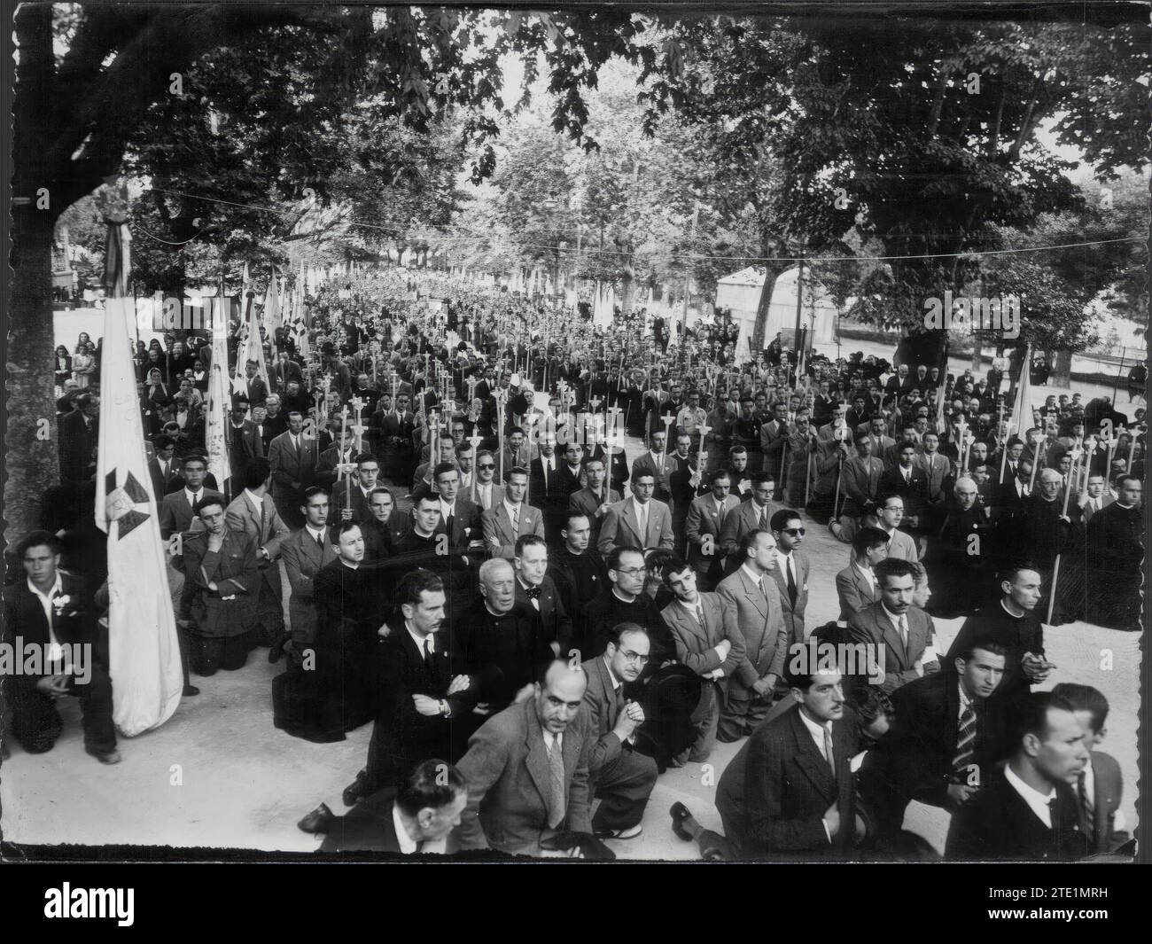 07/31/1943. An aspect of the national pilgrimage of the Young People of ...