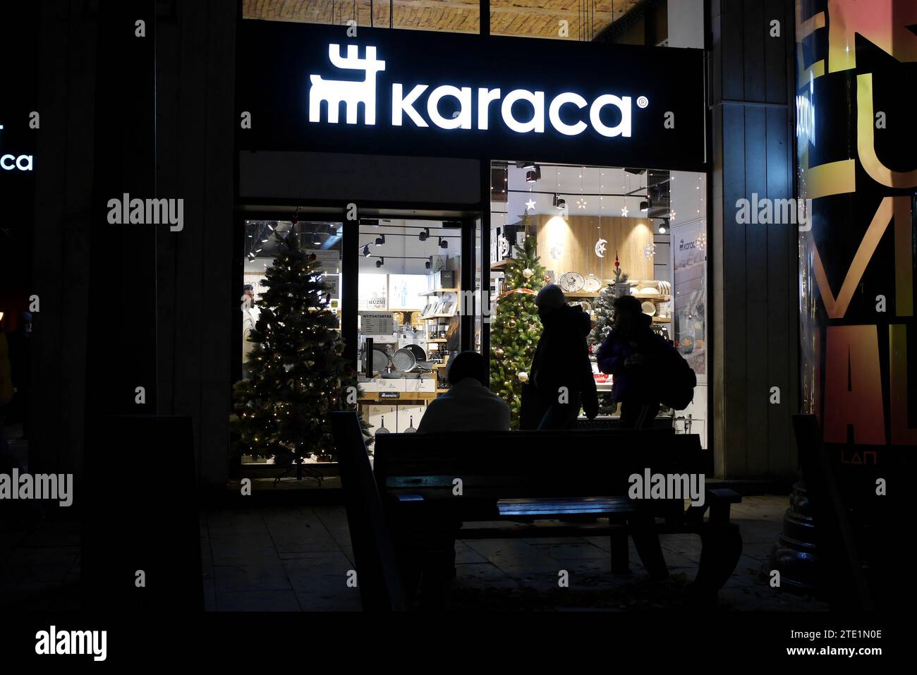 Karaca home goods store shop window, Petofi Sandor utca, Budapest ...
