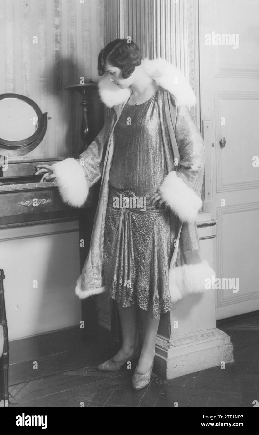 In the Image, coat from 1926 designed by Joseph Paquin. Credit: Album ...