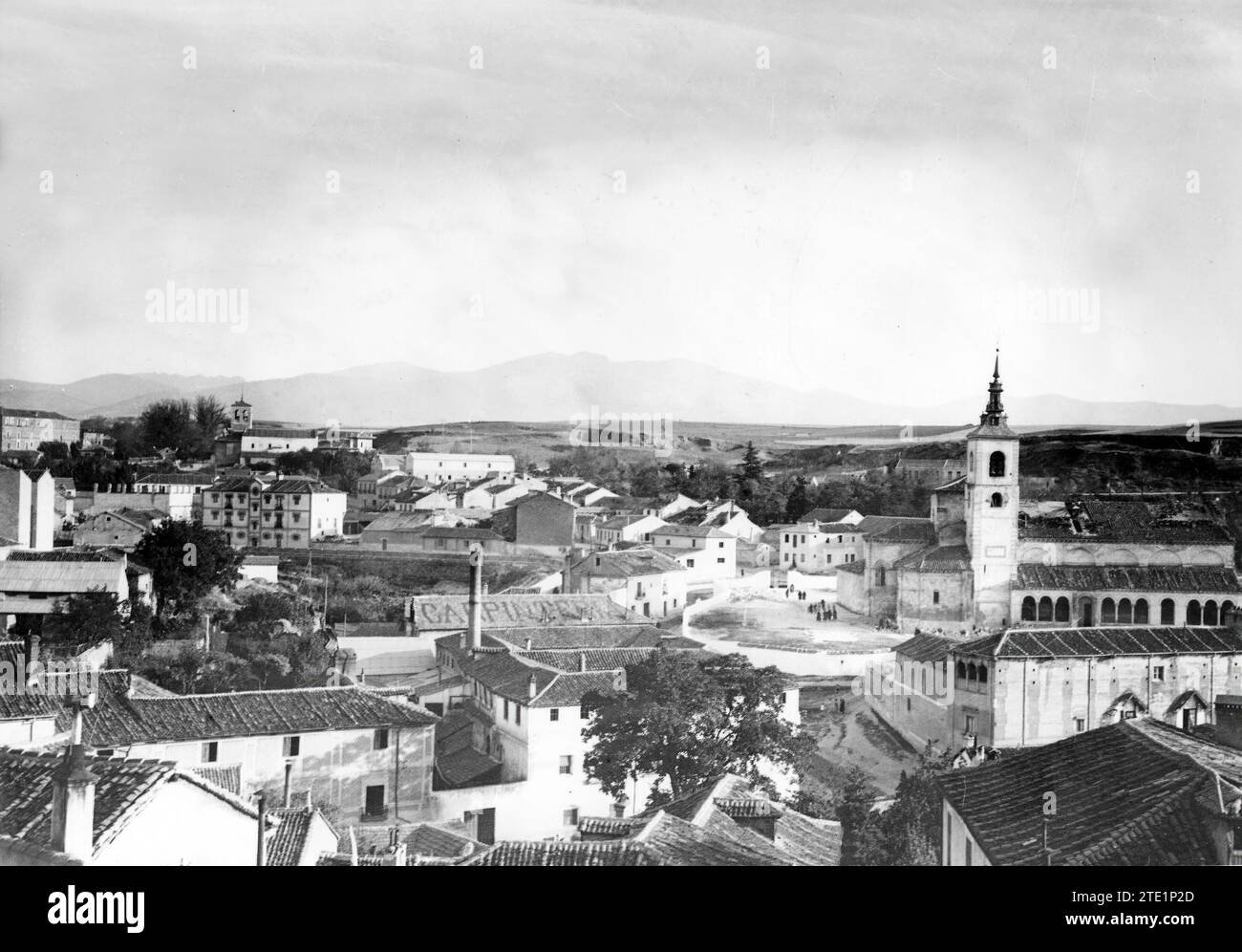 12/31/1926. VIEW OF THE CITY.-.- San Millán is a noble Romanesque ...