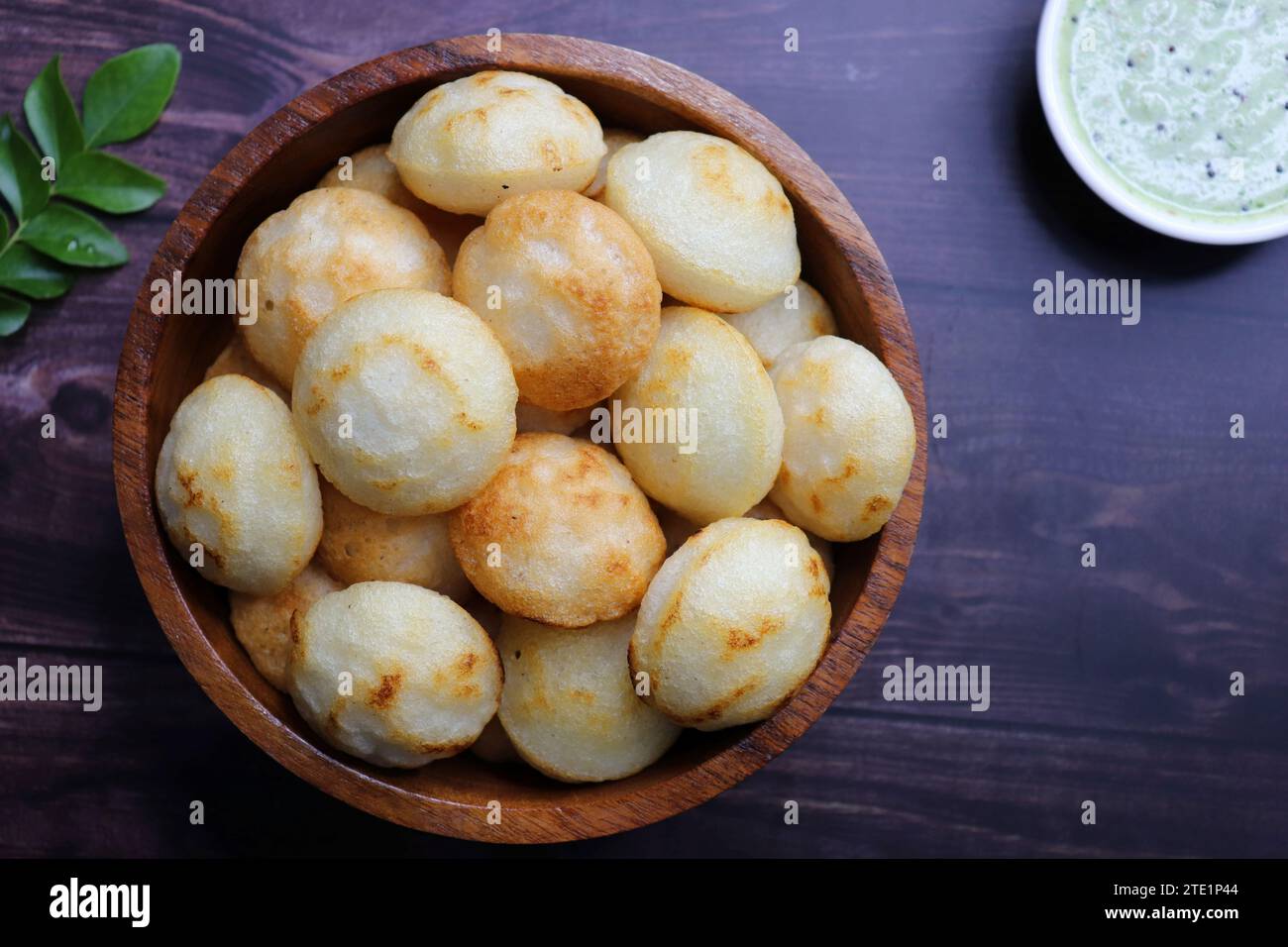 Paniyaram are savory balls made using fermented rice and urad dal ...