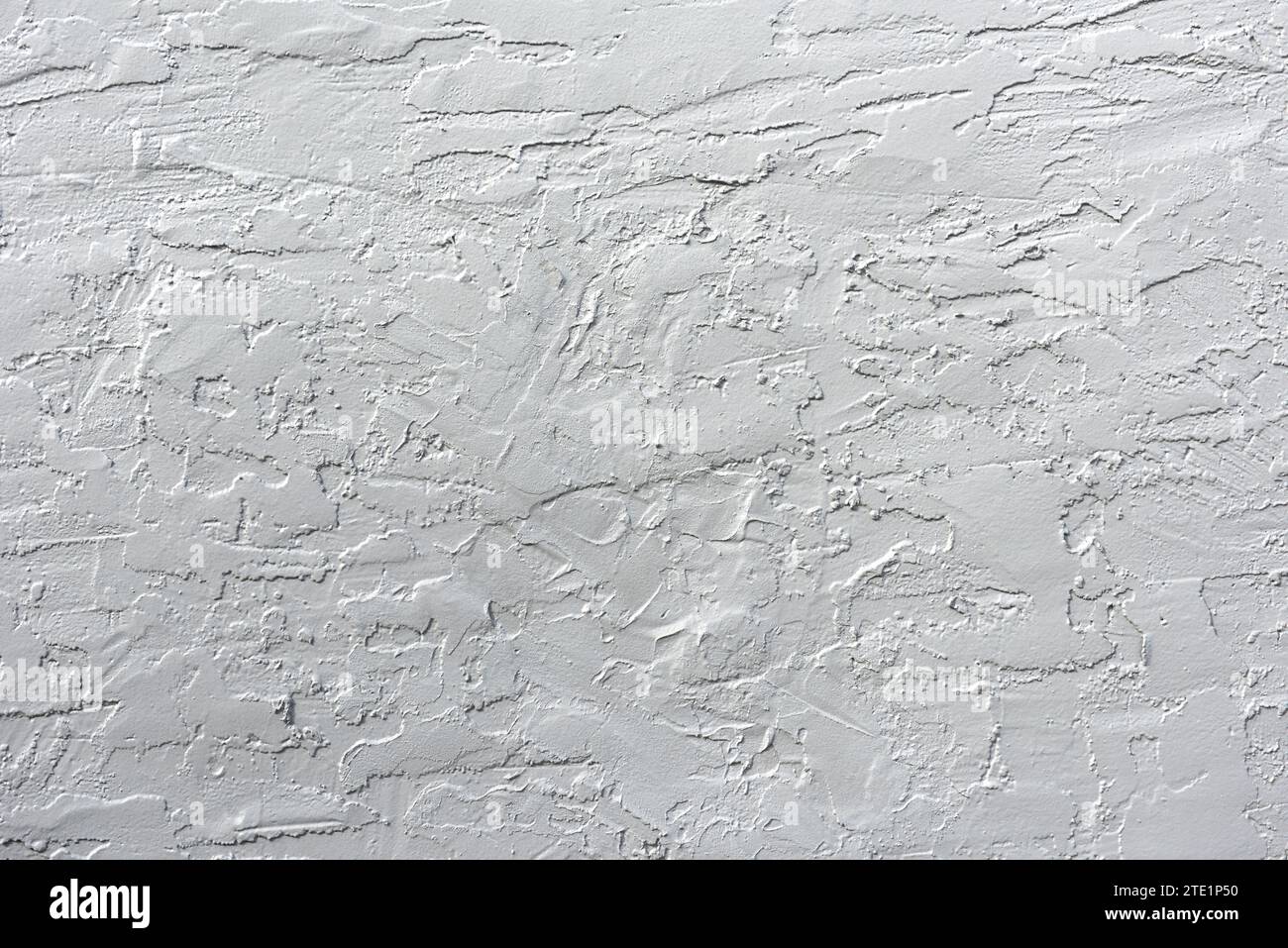 Textured, patterned, white stucco exterior cement wall section Stock ...