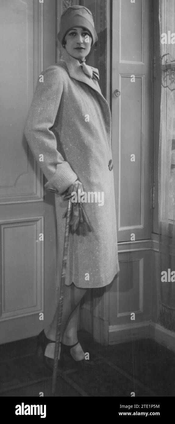 Pictured, Lucile's 1928 model coat. Credit: Album / Archivo ABC ...
