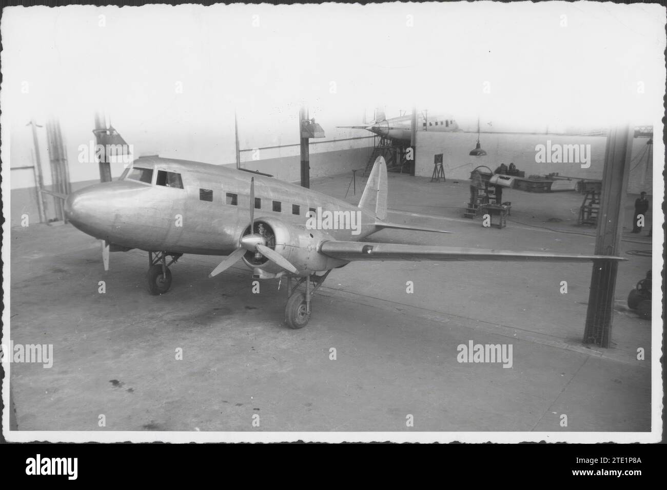 11/08/1948. Prototype of the CASA-201 twin-engine aircraft ...