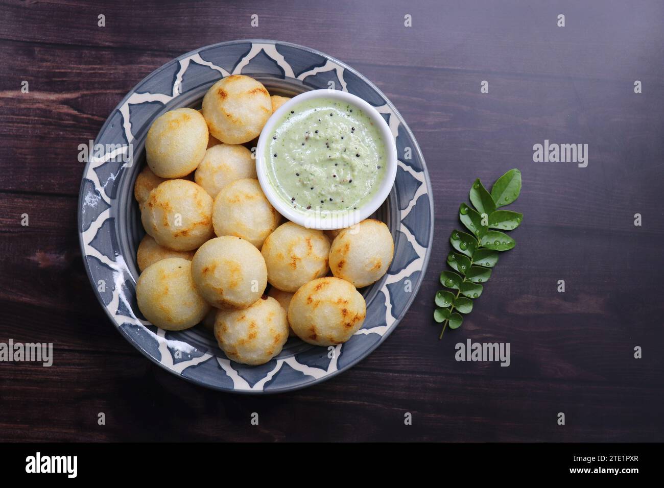 Paniyaram are savory balls made using fermented rice and urad dal ...