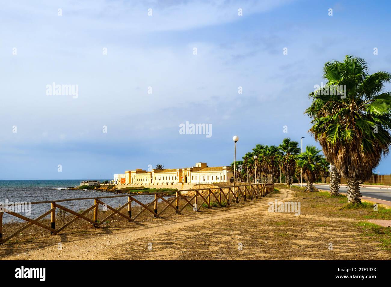 Coastline of Marsala and the Baglio Anselmi archeological museum ...