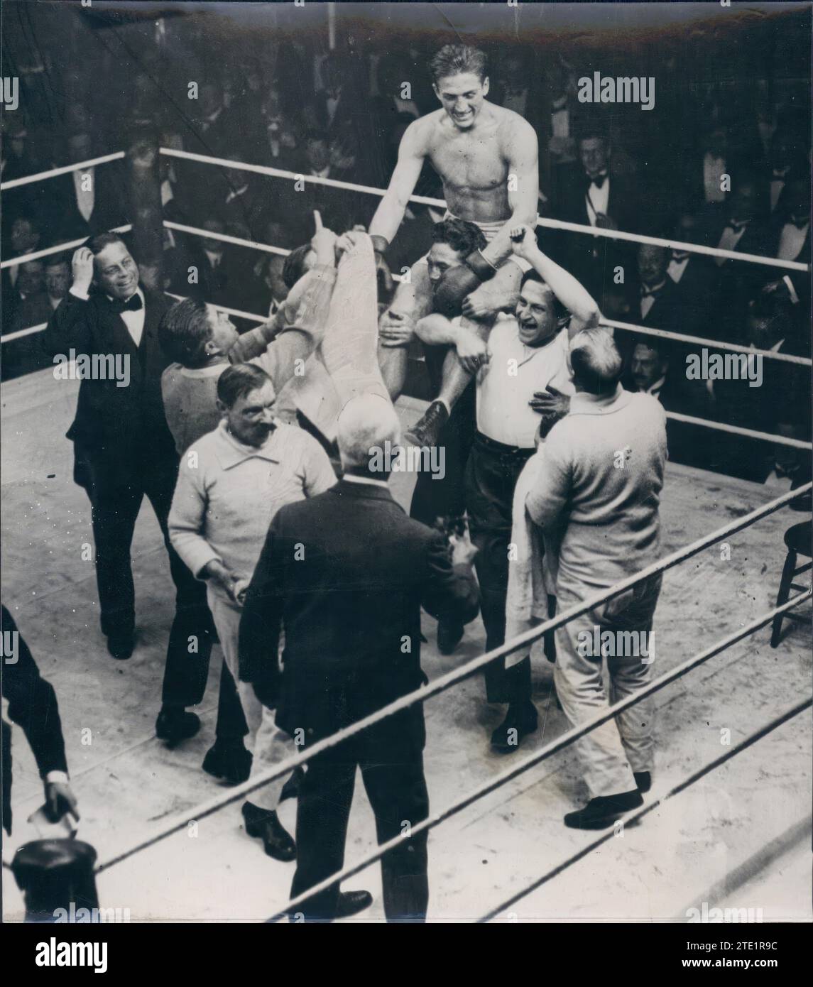London (United Kingdom), 12/04/1919. Georges Carpentier defends his ...