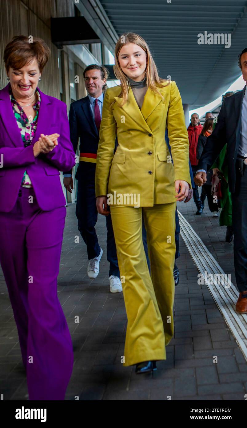 Gent, Belgien. 20th Dec, 2023. Crown Princess Elisabeth of Belgium ...