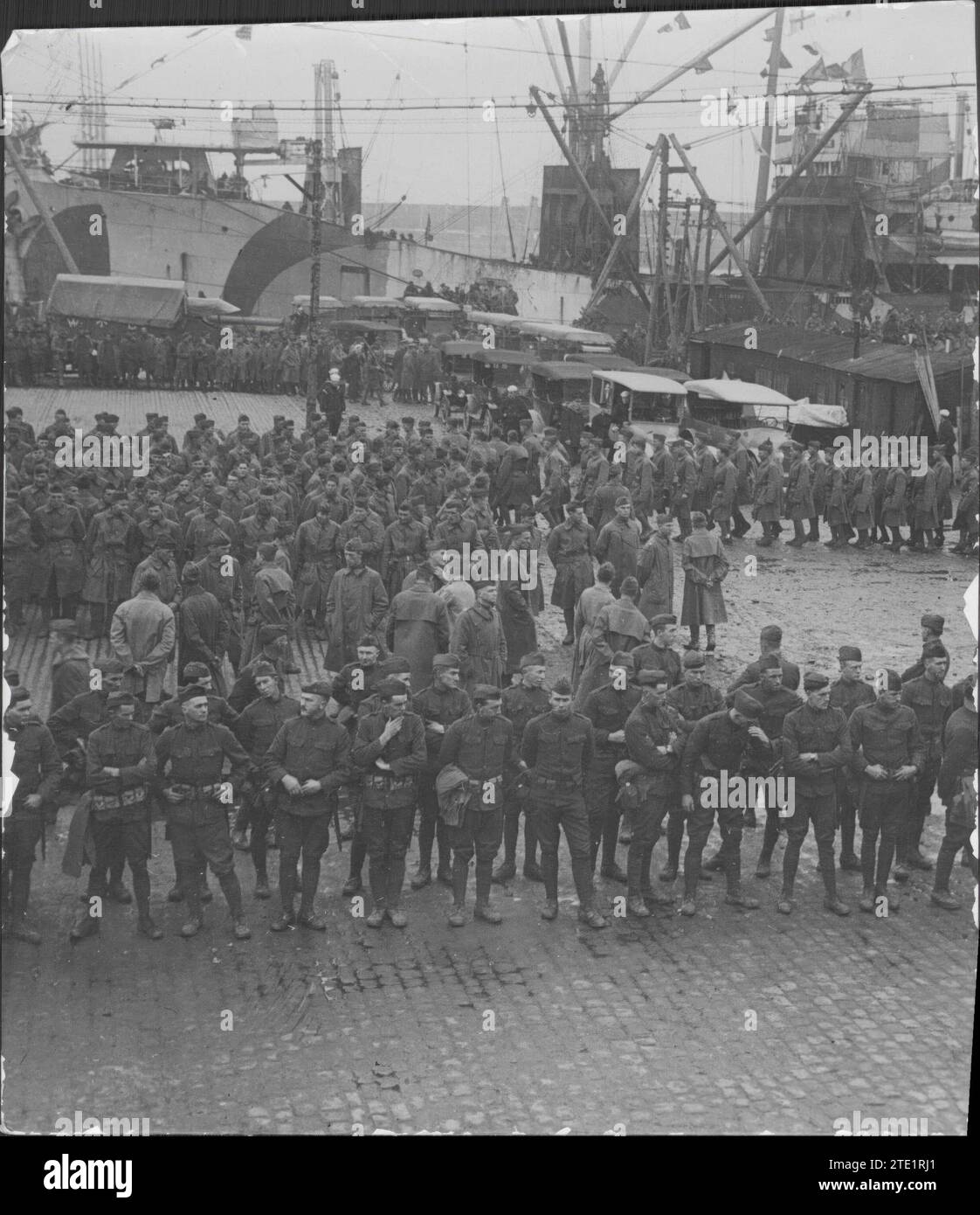 03/31/1919. The return to the homeland. North American Soldiers ...