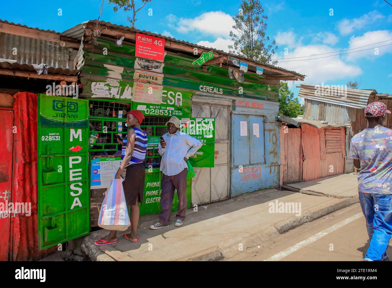Nairobi slum shop hi-res stock photography and images - Alamy