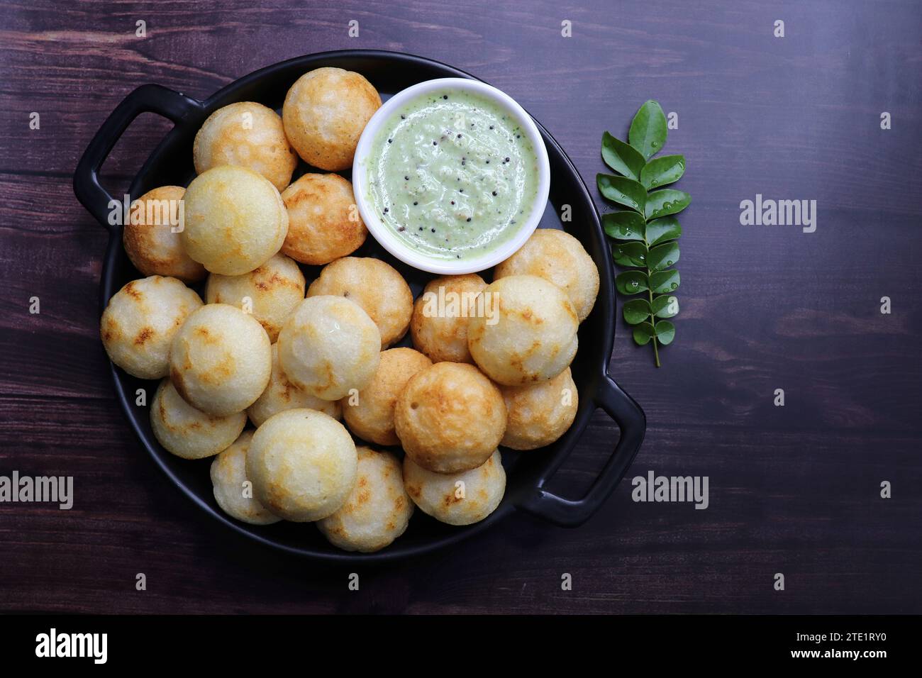 Paniyaram are savory balls made using fermented rice and urad dal ...